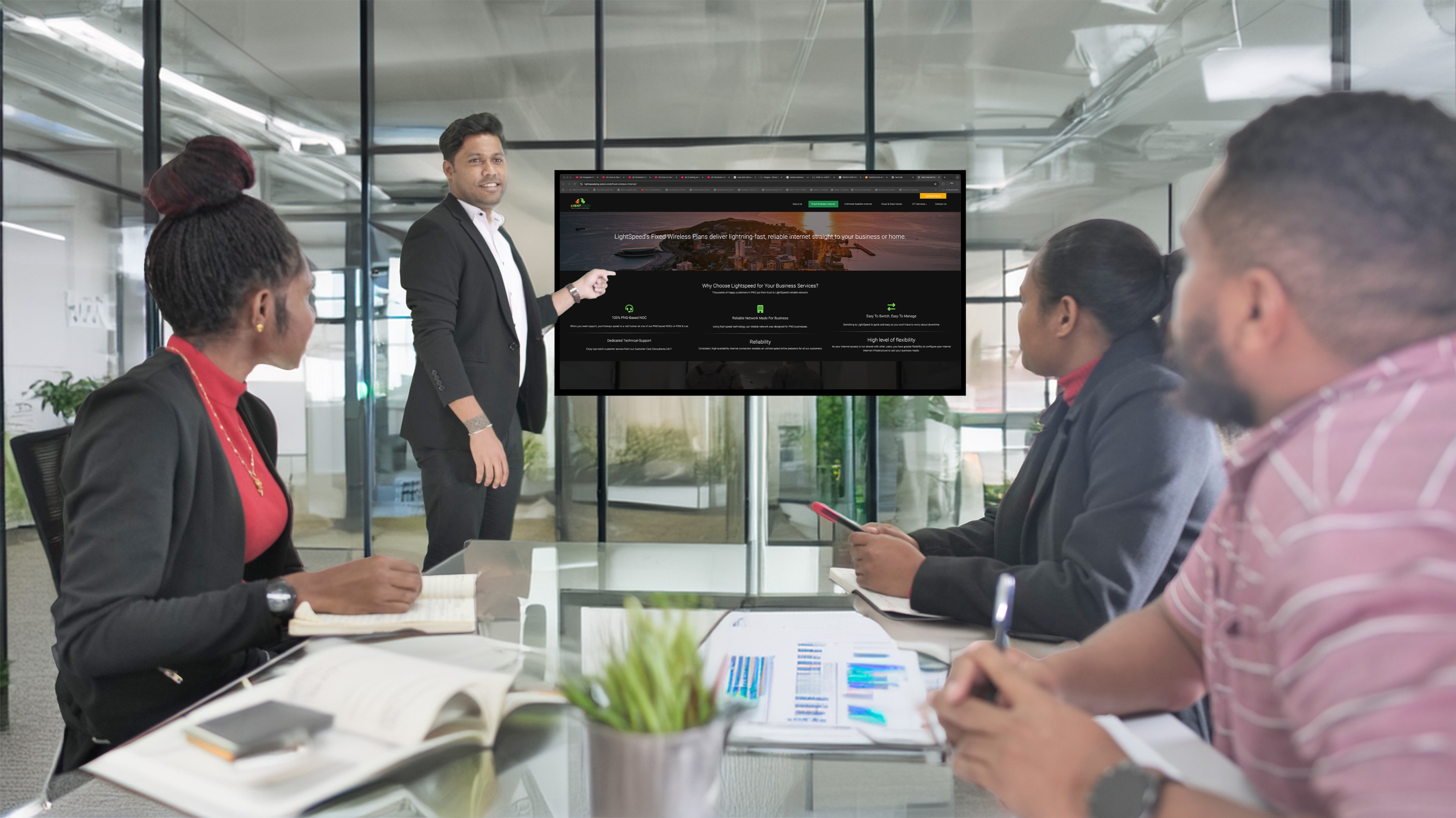 Fast internet Papua New Guinea | Lightspeed PNG - Fixed Wireless Internet